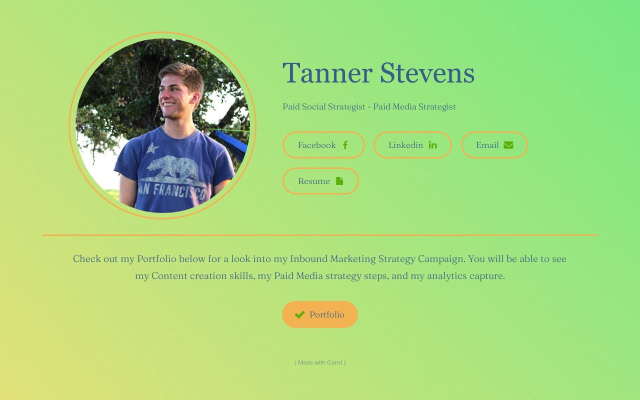 Tanner's Portfolio